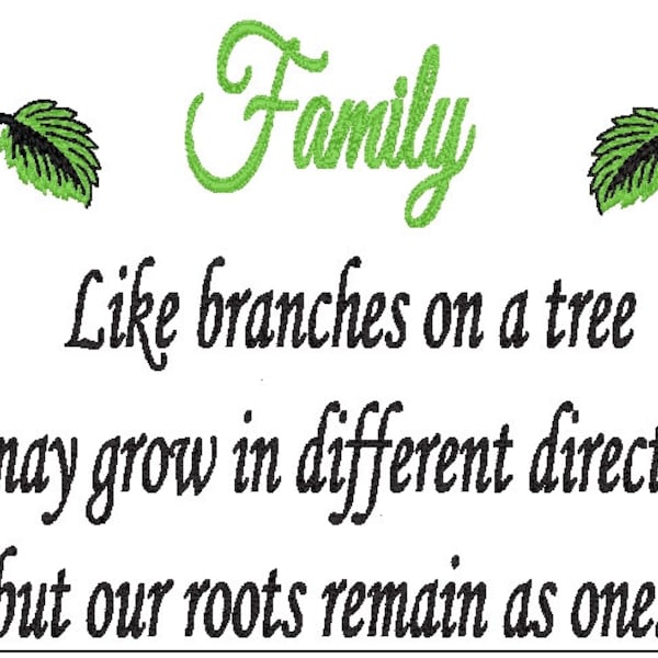 Family Embroidery - Etsy