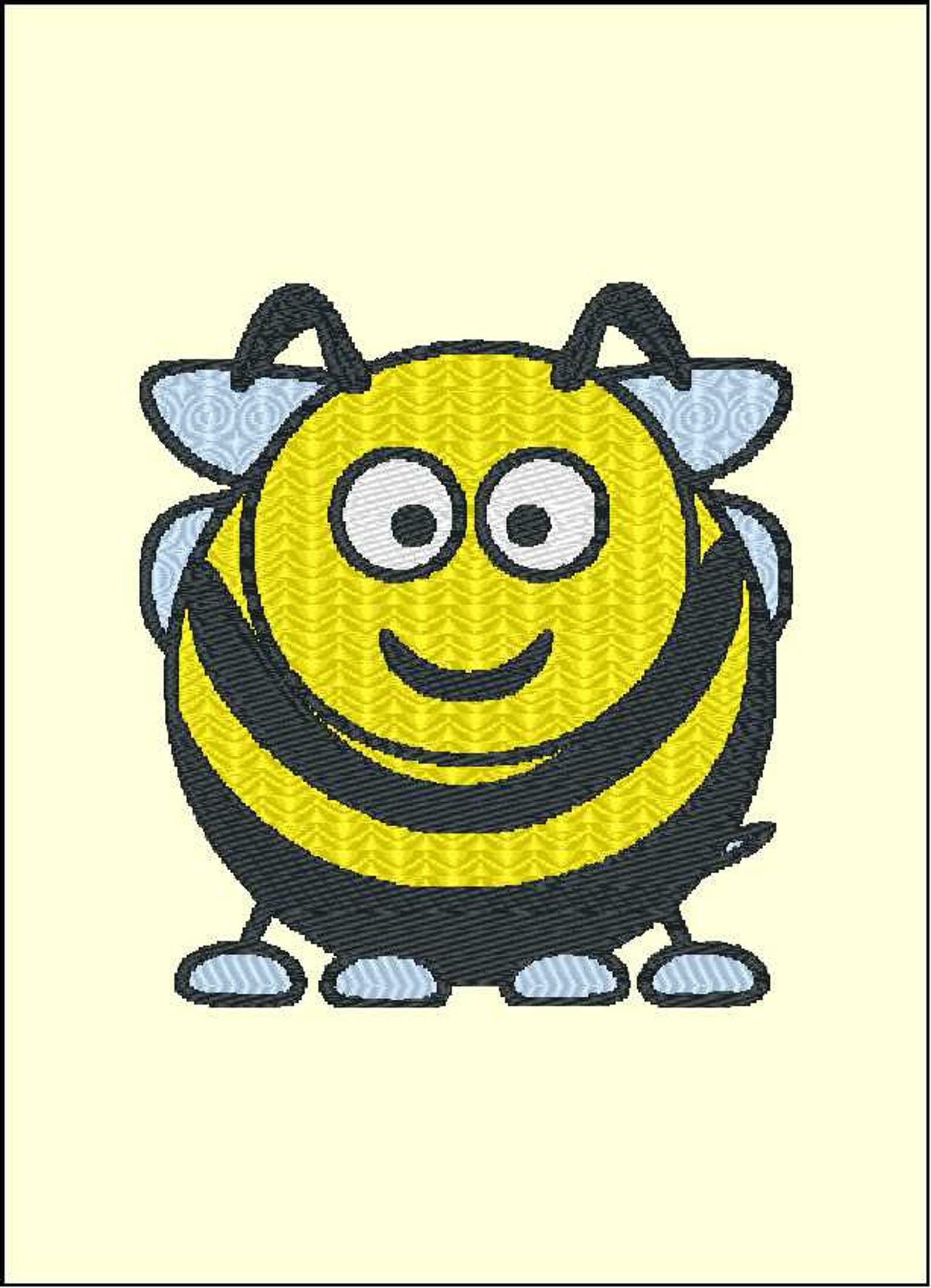 Sweet Bee Embroidery Design Perfect for Baby Items | Etsy