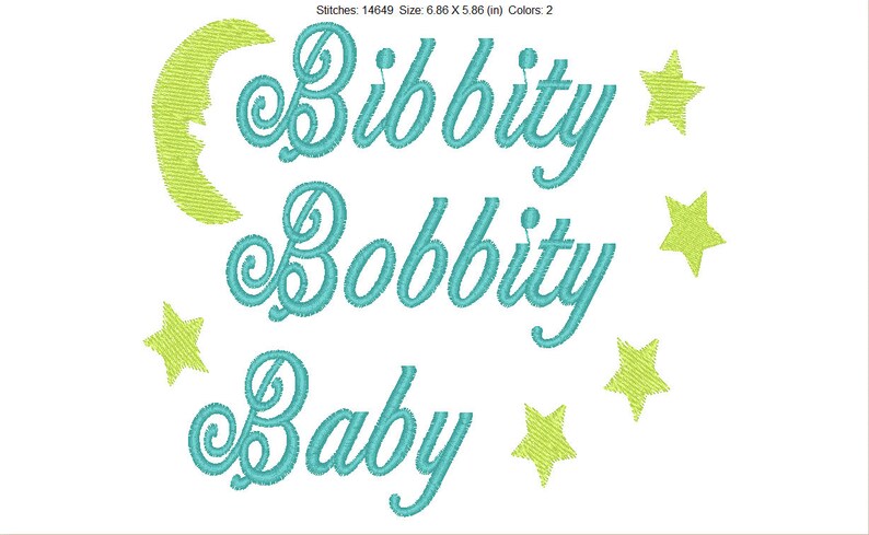 Adorable Bibbity Bobbity Baby and Bibbity Bobbity Boo Digital - Etsy