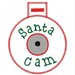 Santa Cam Embroidery File With and Without Button Hole - Etsy
