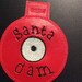 Santa Cam Embroidery File With and Without Button Hole - Etsy