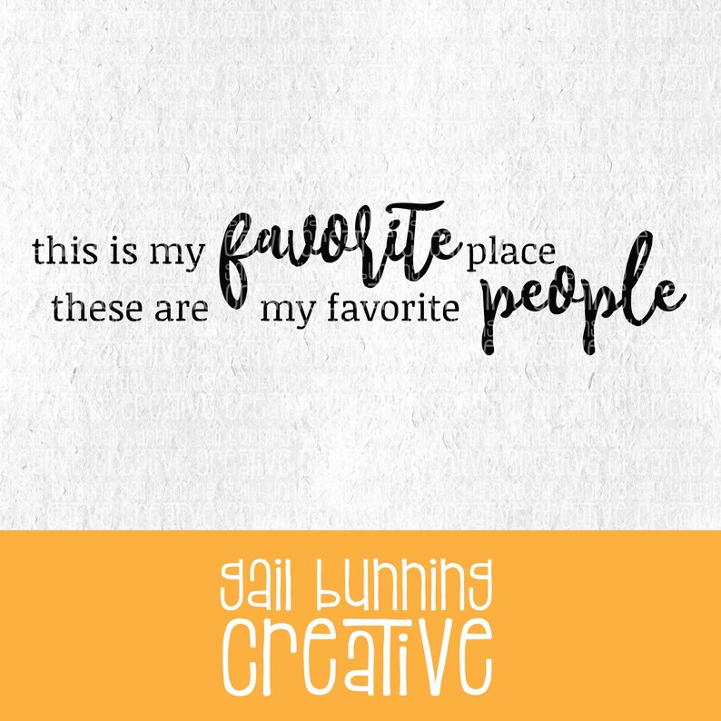 Lugar favorito SVG Cortar Archivo SVG dxf EPS png - Etsy México