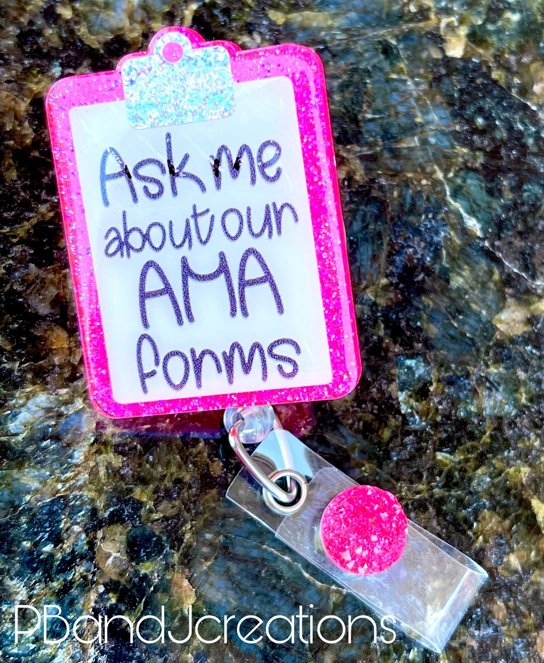 Ask Me About Our AMA Forms Sparkle Glitter Doctor RN Tech Teacher Nurse ...