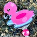 Summer Flamingo Pool Floatie Hot Pink Sparkle Glitter Doctor Nurse RN ...