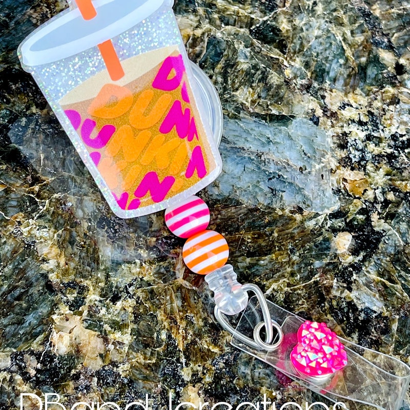 Dunkin Donuts Keychain - Etsy