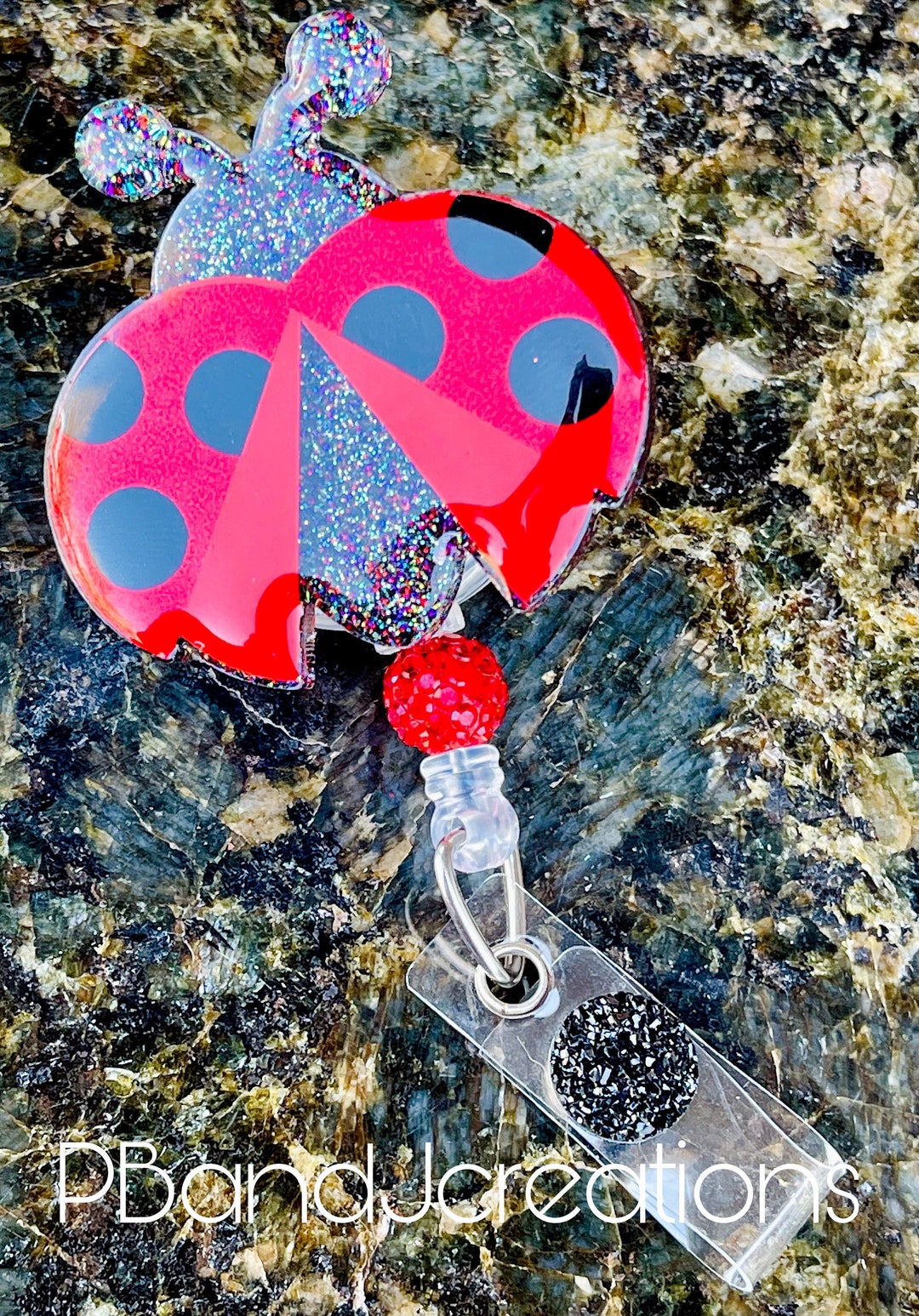 Summer Ladybug Spring Sparkle Glitter Doctor Nurse RN Tech Teacher ...