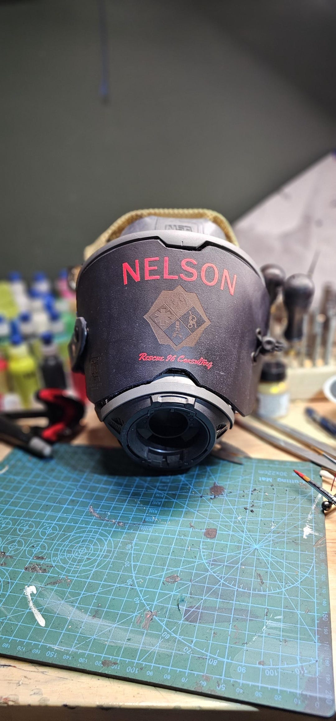 SCBA Cover MSA G1 Blackout Logo - Etsy