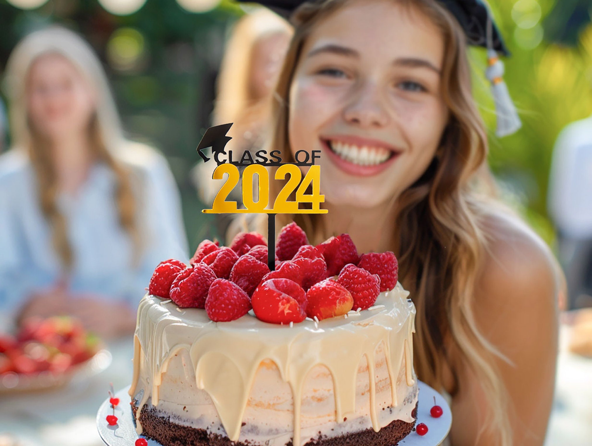 Cake Topper for Graduation,grade Cake Décor,class of 2024 Cake Topper ...