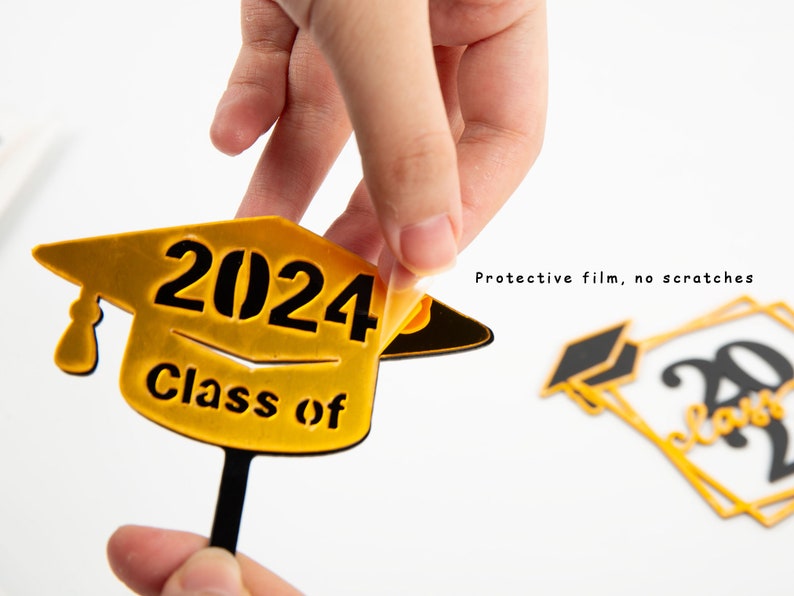 Cake Topper for Graduation,grade Cake Décor,class of 2024 Cake Topper ...