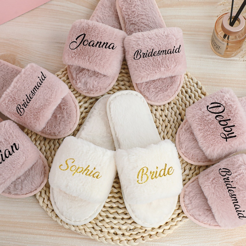Embroidered Slippers - Etsy