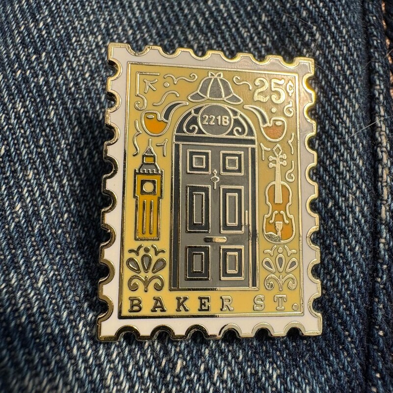 Sherlock Pin - Etsy