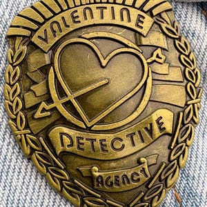 Fallout 4 Nick Valentine Detective Agency Enamel Pin Badge | Fallout ...