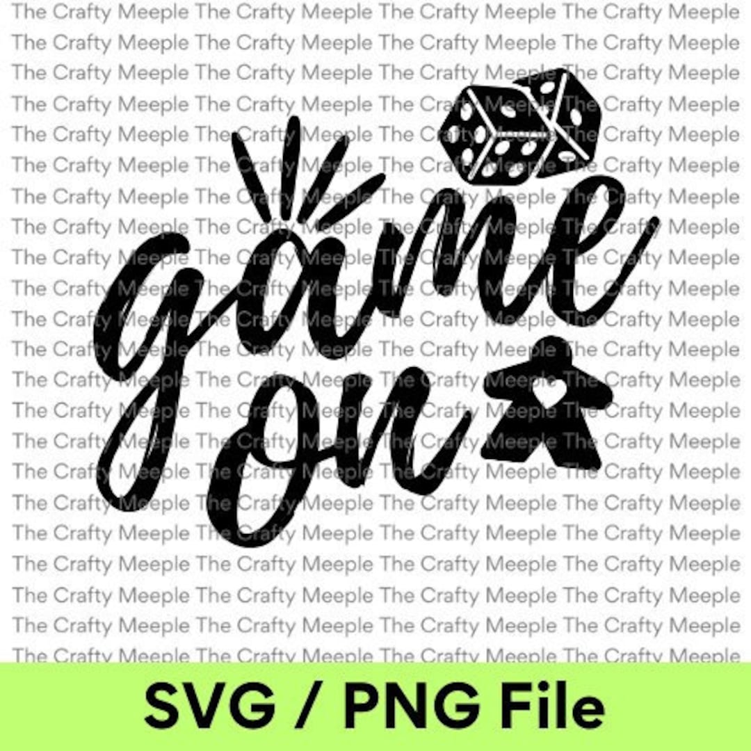 Game on SVG Board Game SVG Game Night SVG - Etsy