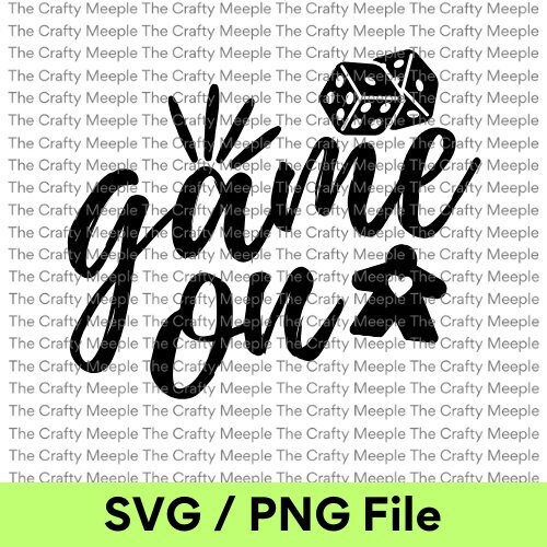 Game on SVG Board Game SVG Game Night SVG - Etsy