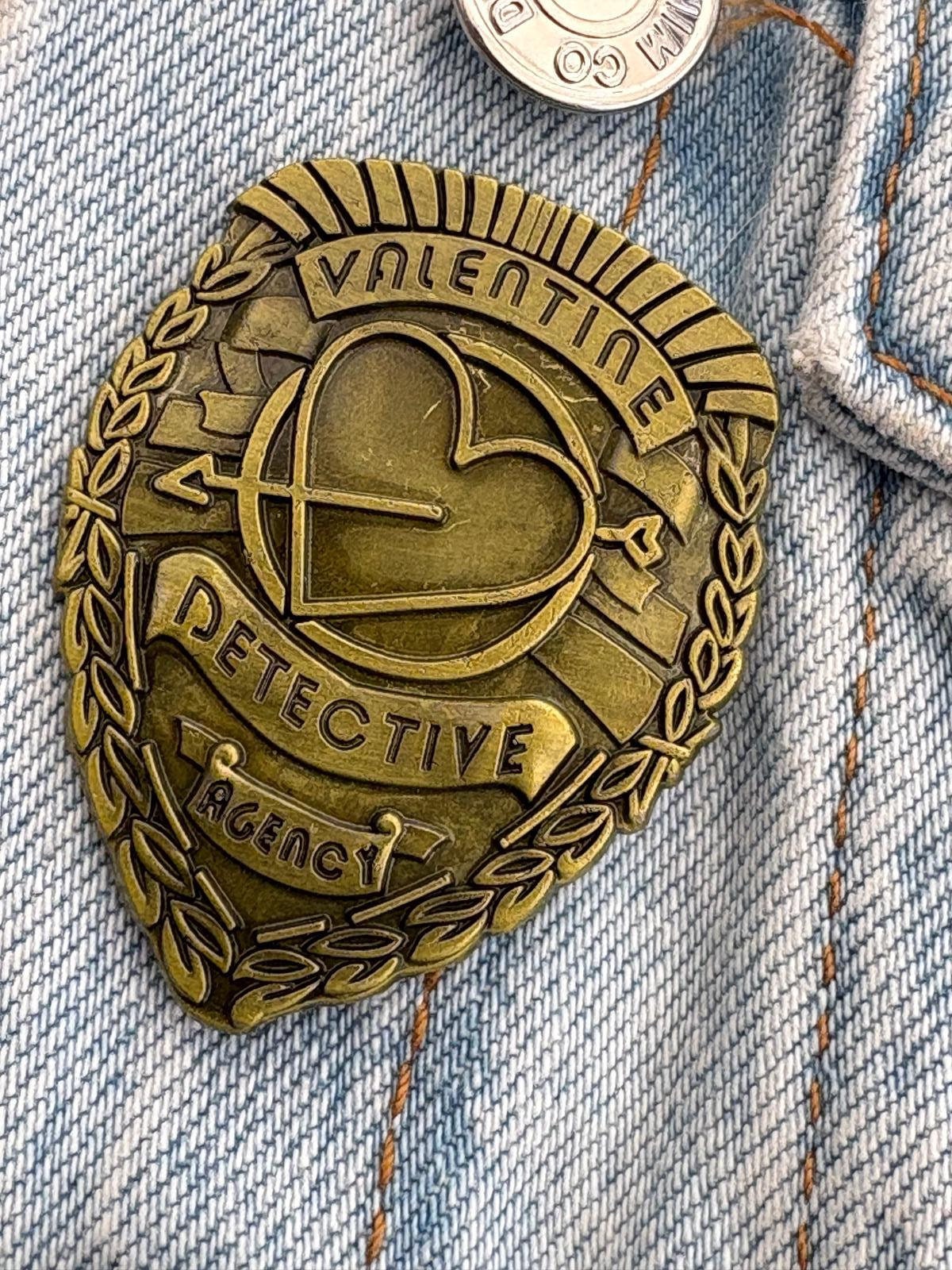 Fallout 4 Nick Valentine Detective Agency Enamel Pin Badge | Fallout ...