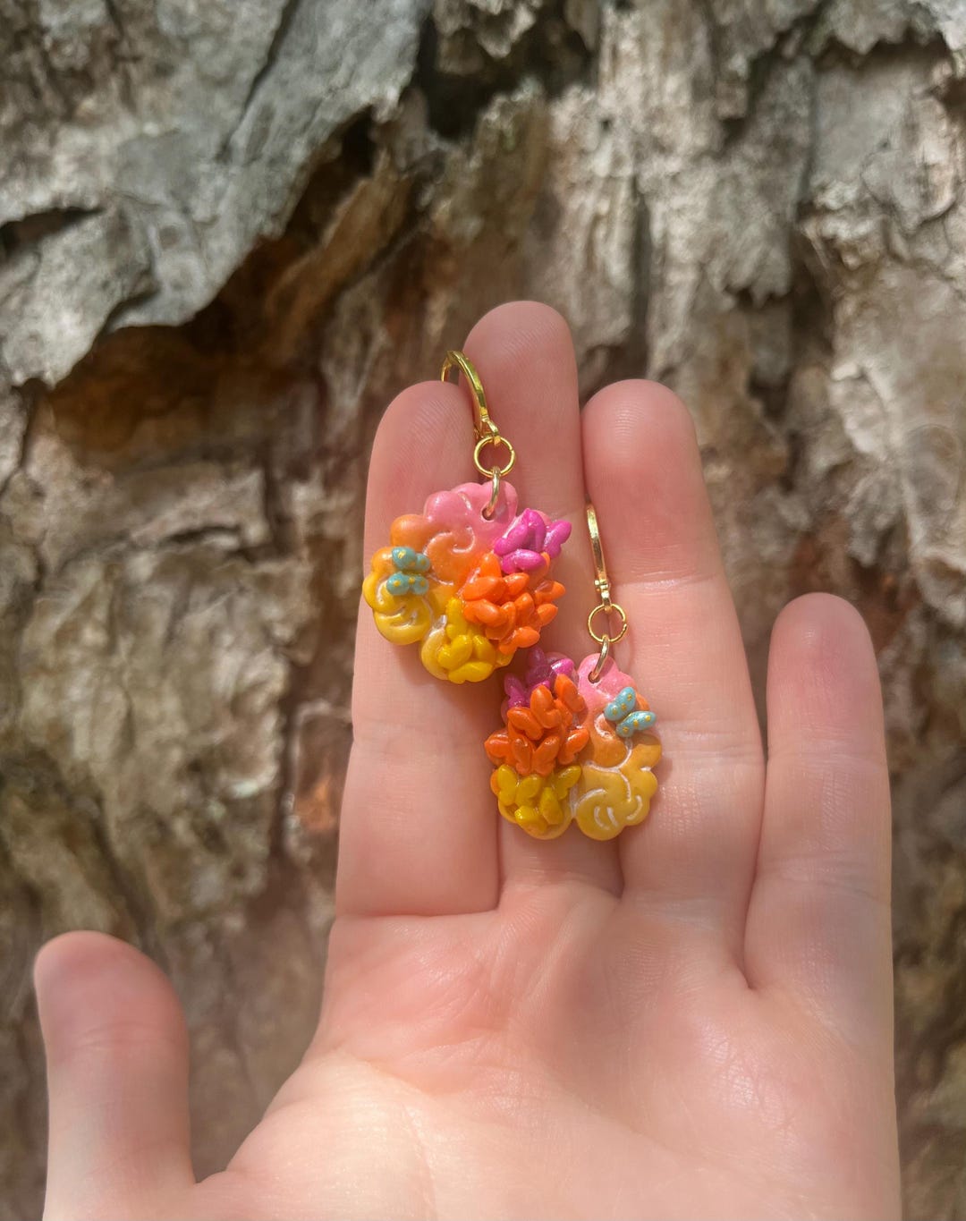 Fun Brain Huggie Hoops, Anatomy Earrings, Butterfly Earrings, Mental ...