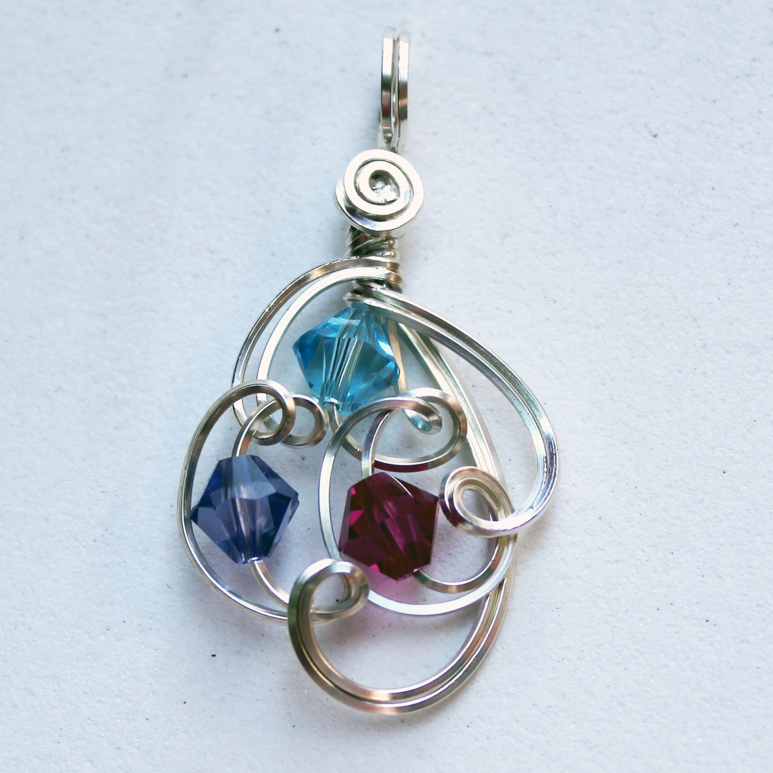 Mother's Pendant Custom Mothers Jewelry With Birthstones - Etsy