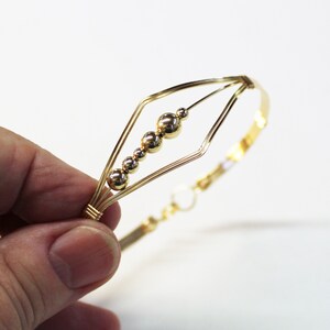 Fidget Bracelet - 14kt Gold Filled Wirewrapped Bead Bracelet - Gold ...