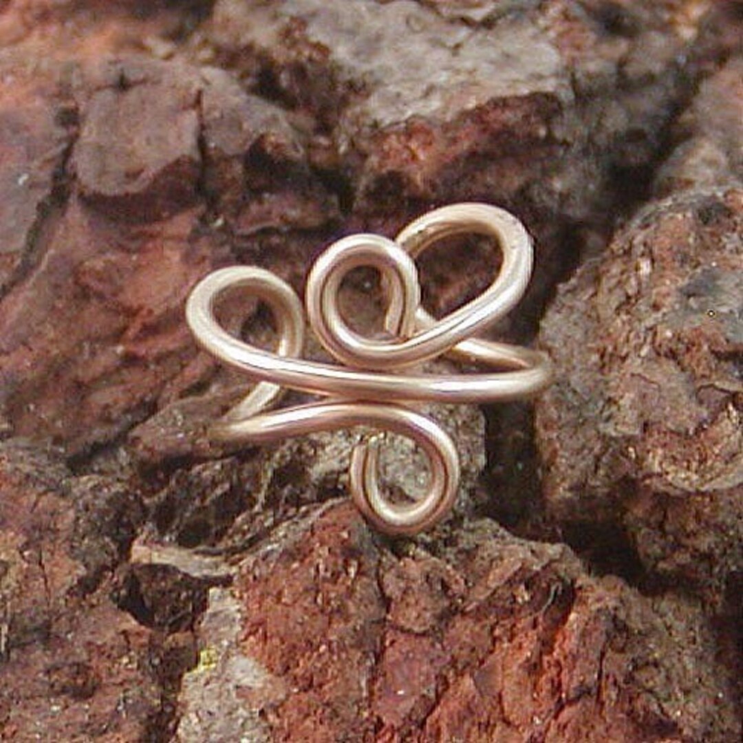 Ear Cuff Ear Wrap Fun Loopy 14kt Gold Filled Wire Cuff Gold Wire Ear ...