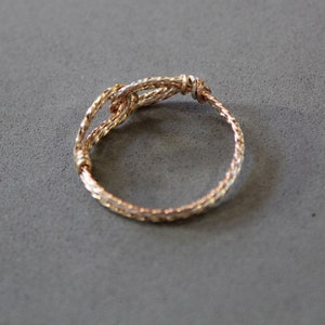 Thumb Ring - Tricolor Ring - Infinity Design - Interlocking Swirls ...