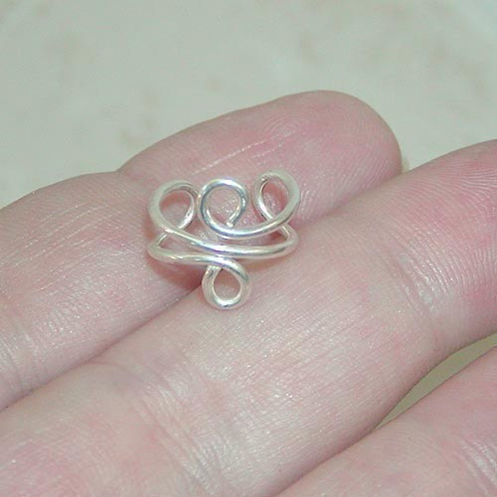 Ear Cuff Ear Band Ear Wrap Sterling Silver Cute Loopy | Etsy