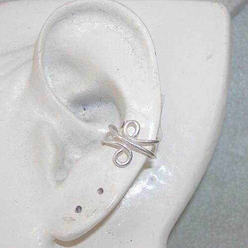 Ear Cuff Ear Band Ear Wrap Sterling Silver Cute Loopy | Etsy