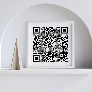 Rickroll QR Code Poster – Funny Prank Wall Art - Etsy