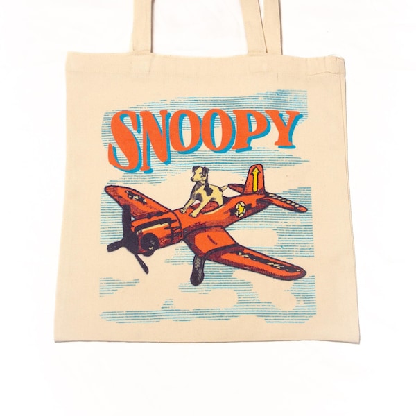 Snoopy Tote Bags - Etsy