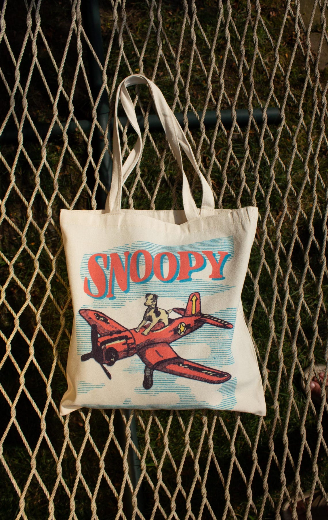 Real Flying Snoopy Tote Bag - Etsy