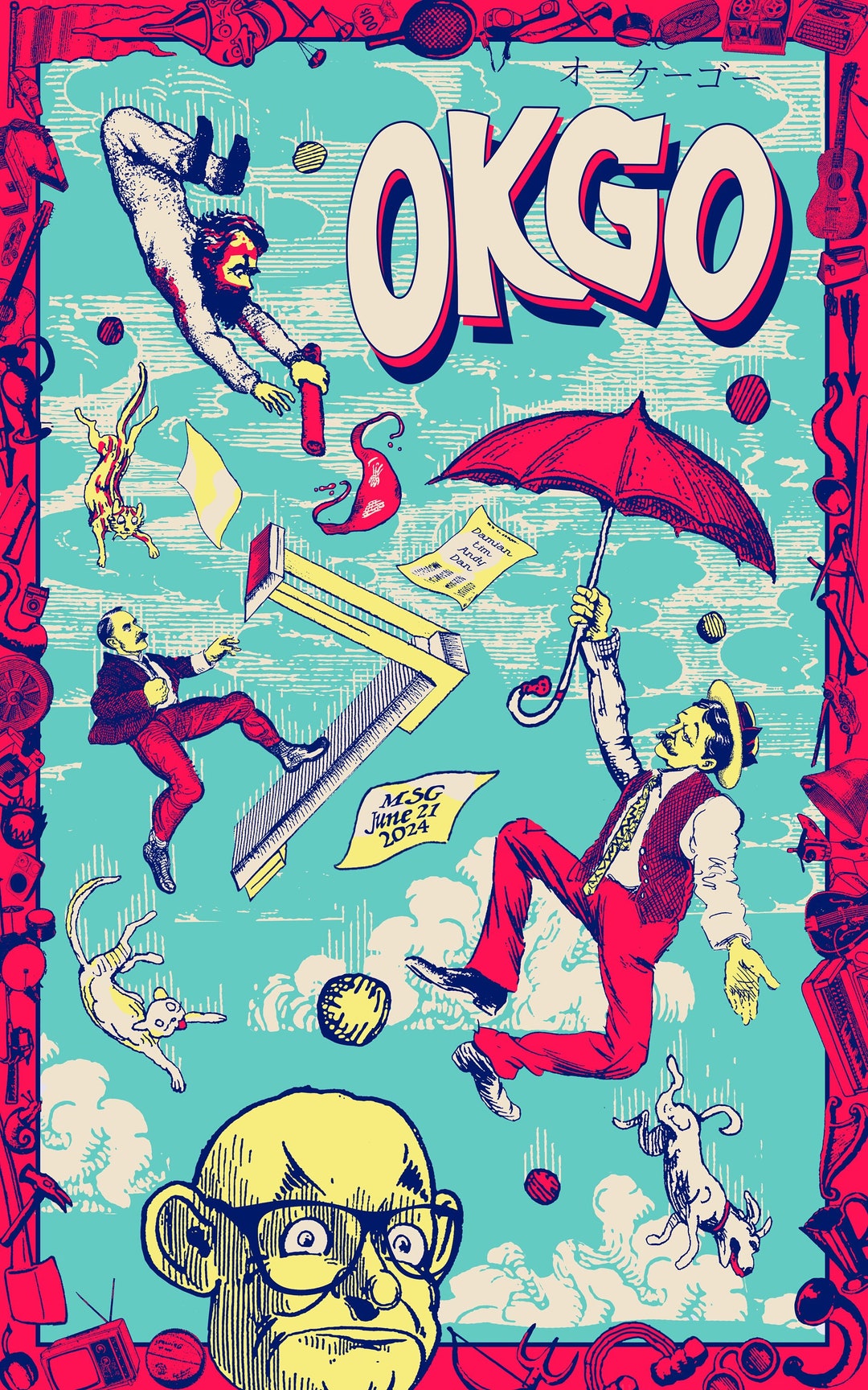 OKGO "the Masters of Music Videos" Poster - Etsy