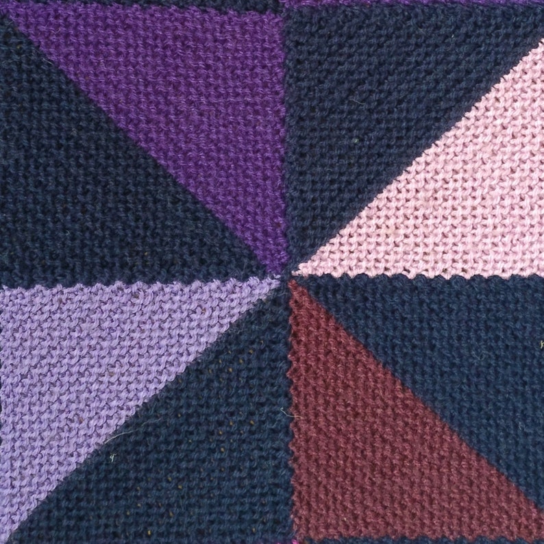 Tilting at Windmills - PDF Pattern for Knitted Afghan/wall-hanging - Etsy
