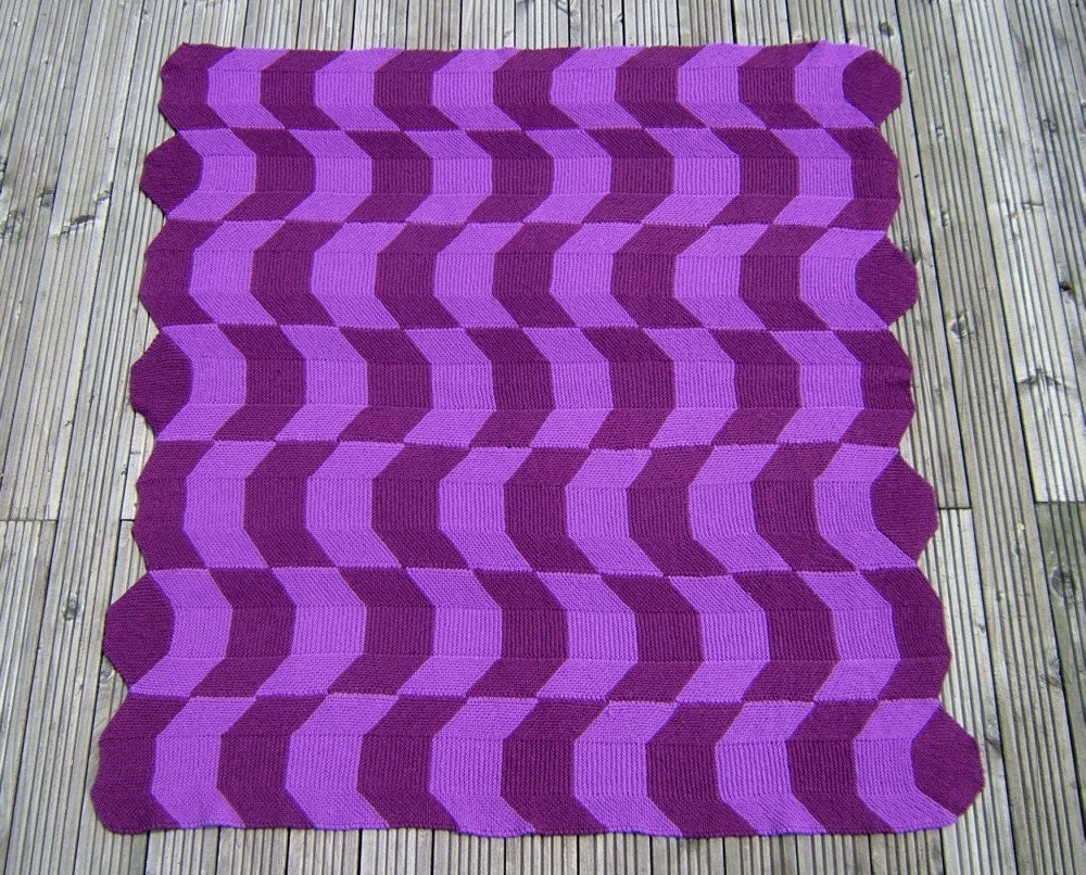 Making Waves PDF Pattern for Knitted Afghan - Etsy
