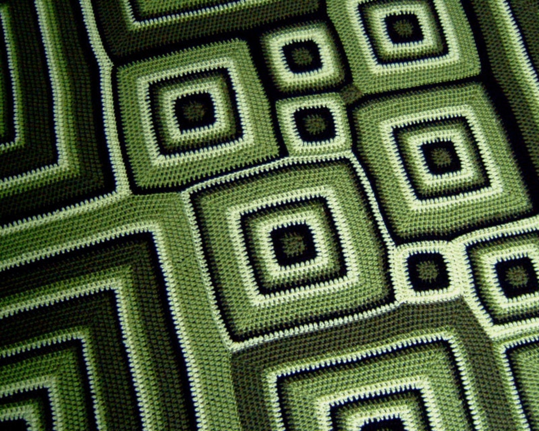 Square Deal Redux PDF Pattern for Crochet Afghan - Etsy