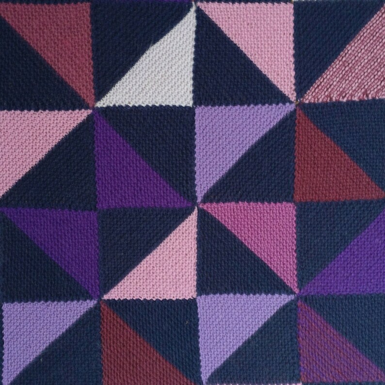 Tilting at Windmills - PDF Pattern for Knitted Afghan/wall-hanging - Etsy
