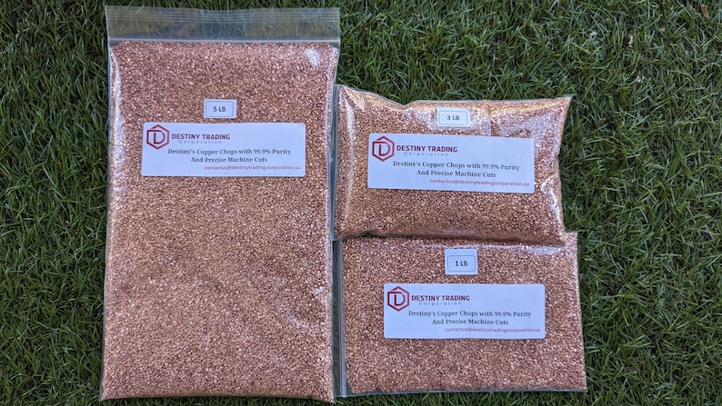 99.9% Pure Copper Chops: Granulated, Machine Cut (1lb/3lb/5lb) - Etsy