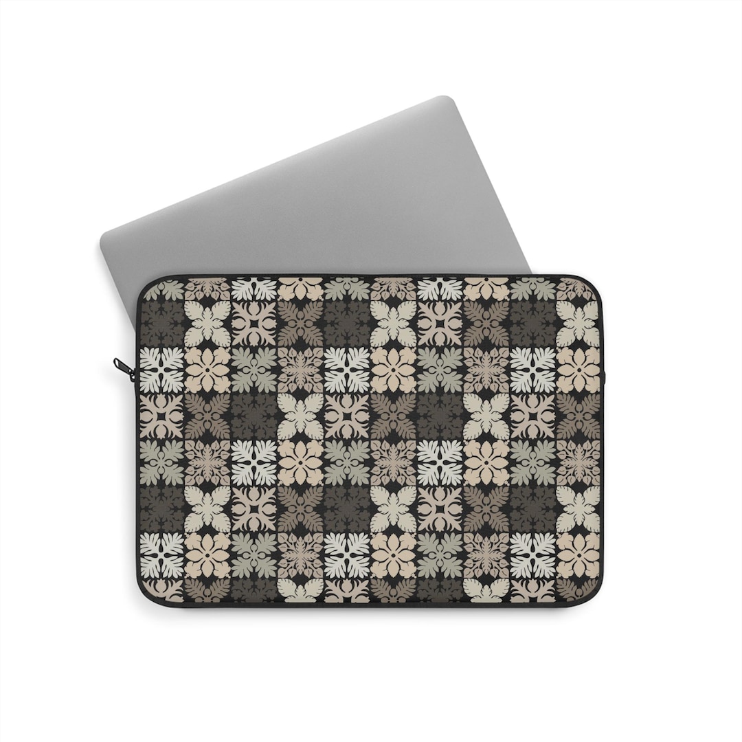 Hawaiian Quilt Pattern Laptop Sleeve Case, Gift for Her, Him, College ...