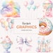 Pastel Candy Clipart Bundle, Cute Candy Clip Art, Candy PNG, SVG, Floss ...