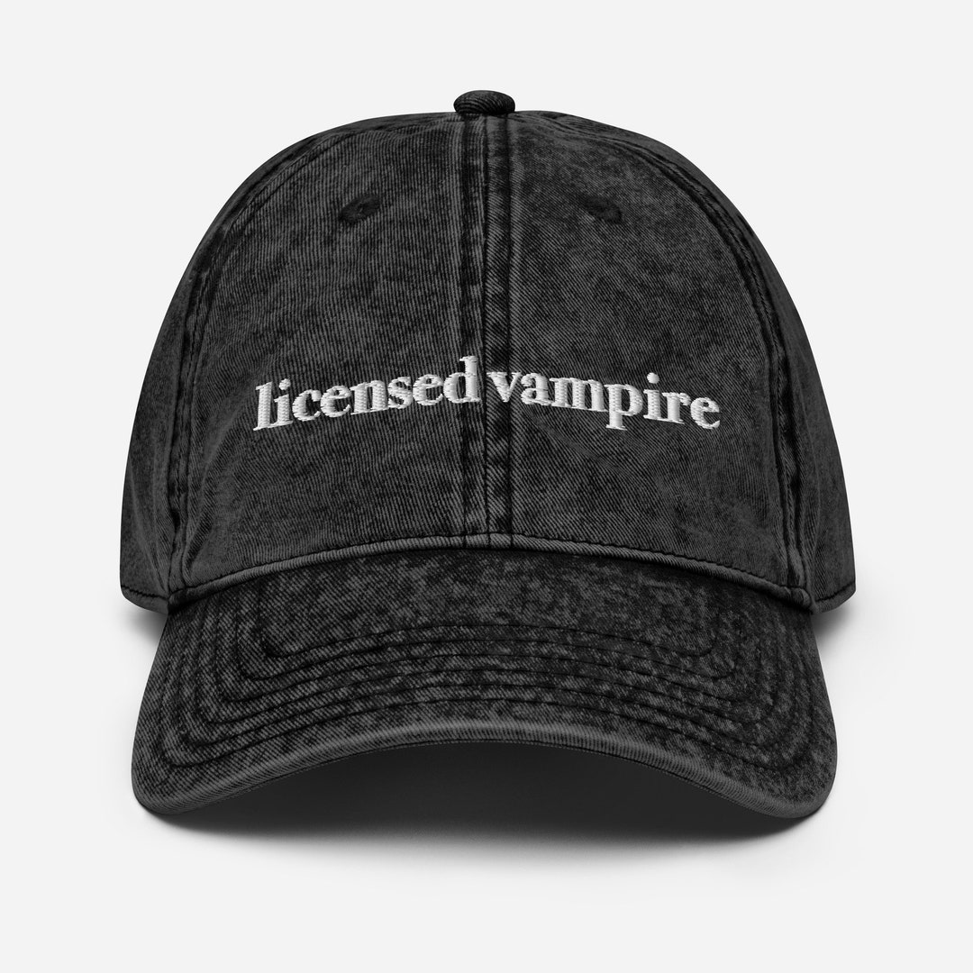 Licensed Vampire Hat, Phlebotomist Hat, Phlebotomy Gift, Phlebotomist ...