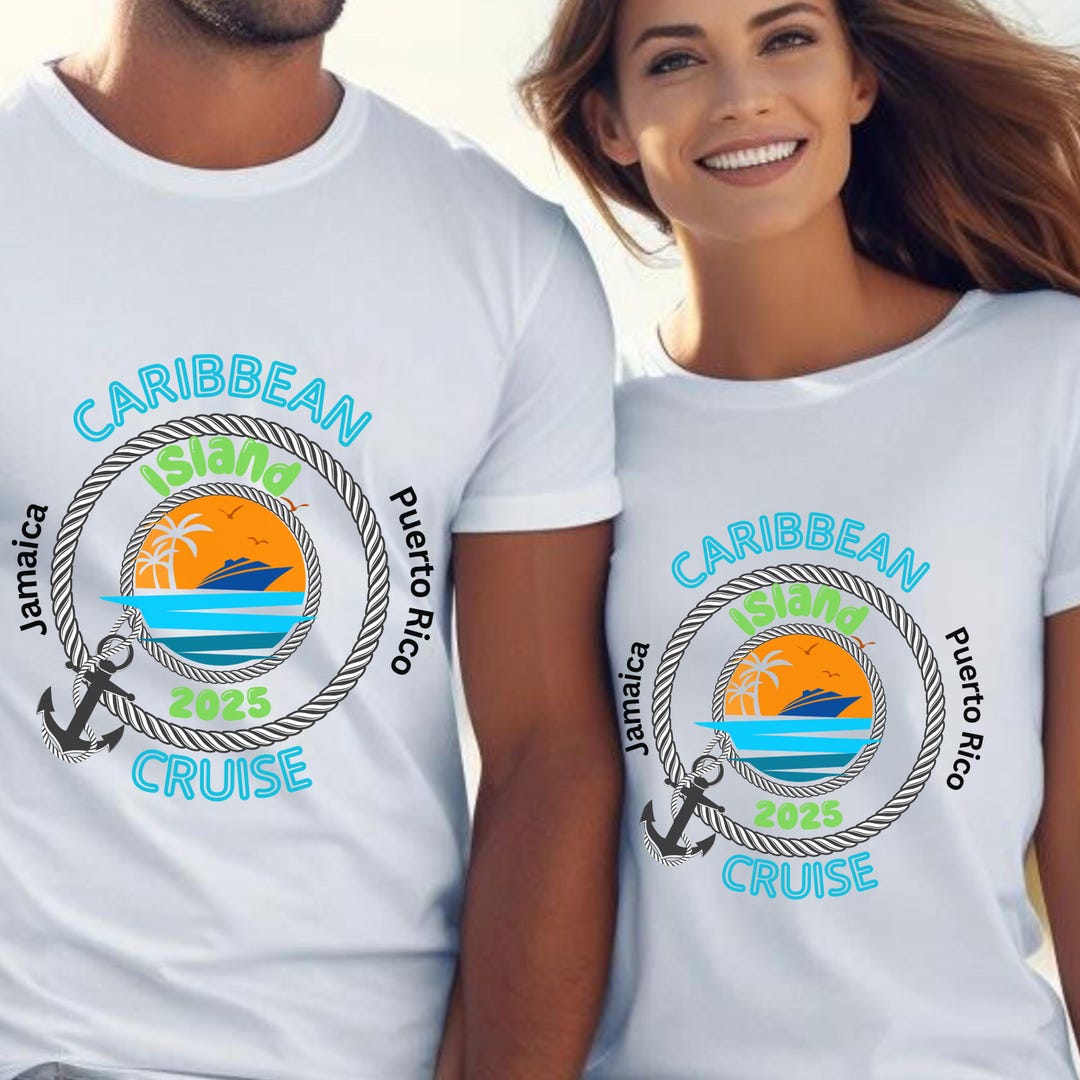 Custom Caribbean Vacation Shirt Group Vacation Shirts Custom Family ...