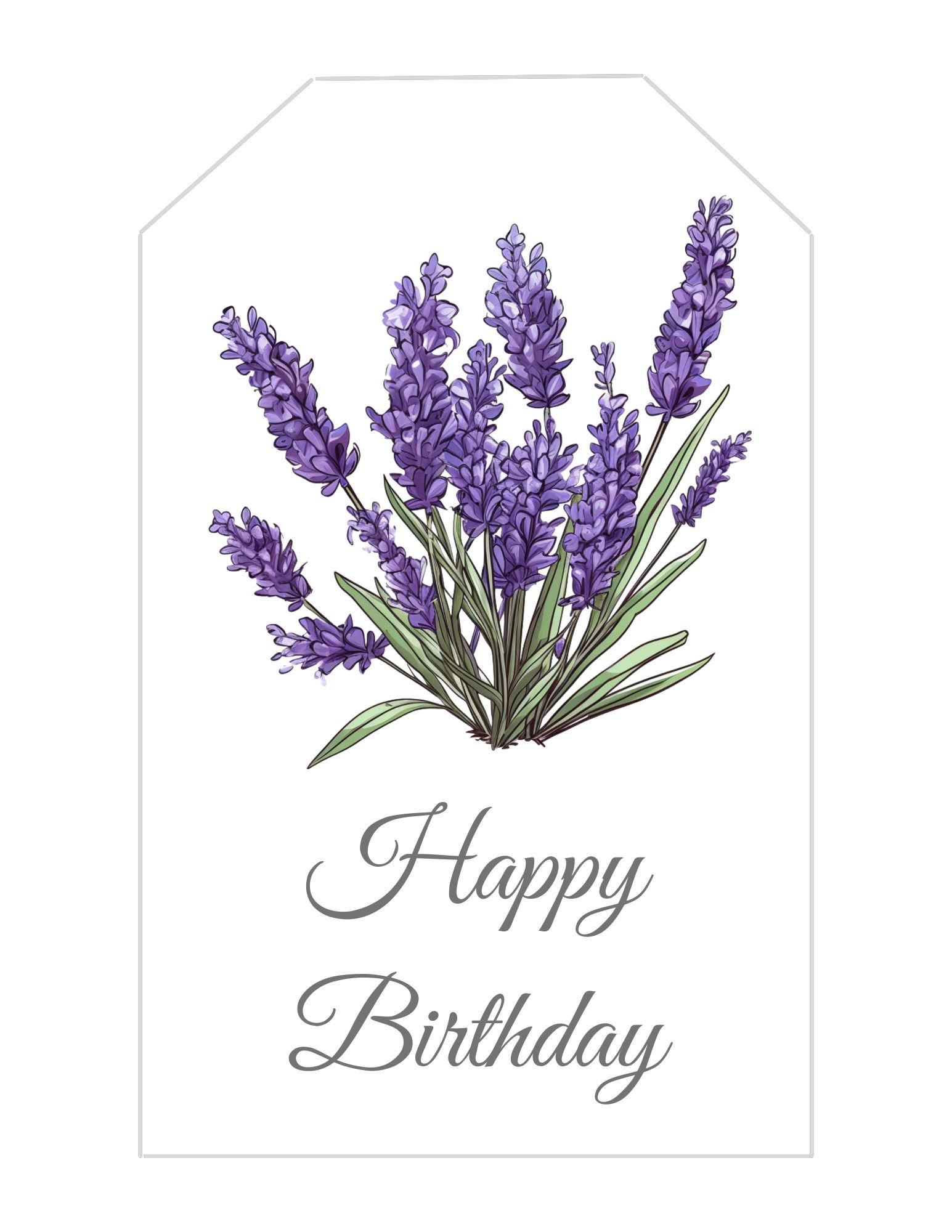 Birthday Gift Tags Printable PDF Digital Download Happy Birthday ...