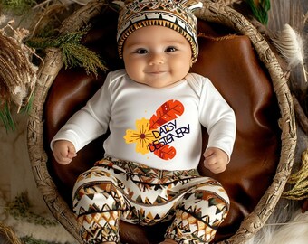 Newborn Infant White Onesie Mockup Cultural Native Baby Photo, Bella ...