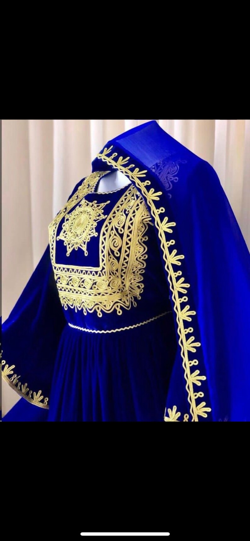 Afghan Kochi Blue Long Maxi Style Dress for Women - Etsy