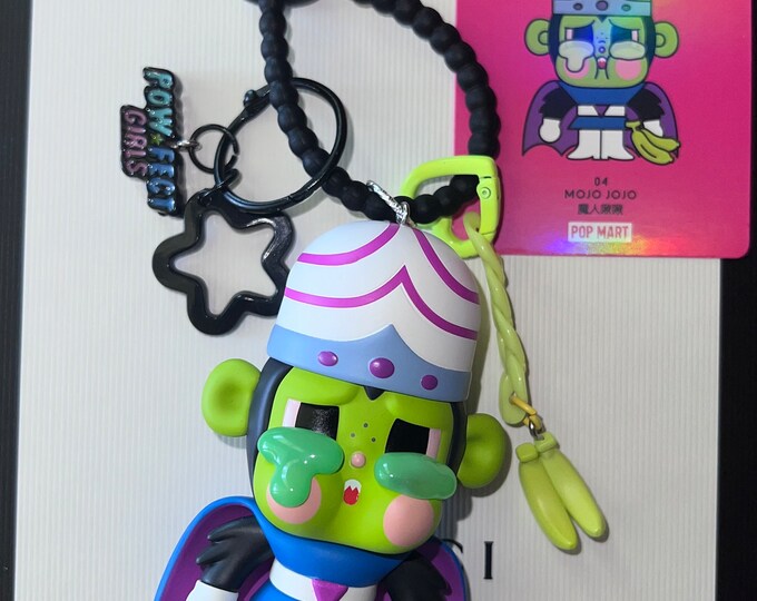 Mojo Jojo Powerpuff Girls Keychain, Cute Custom Keychain, Cry Baby ...