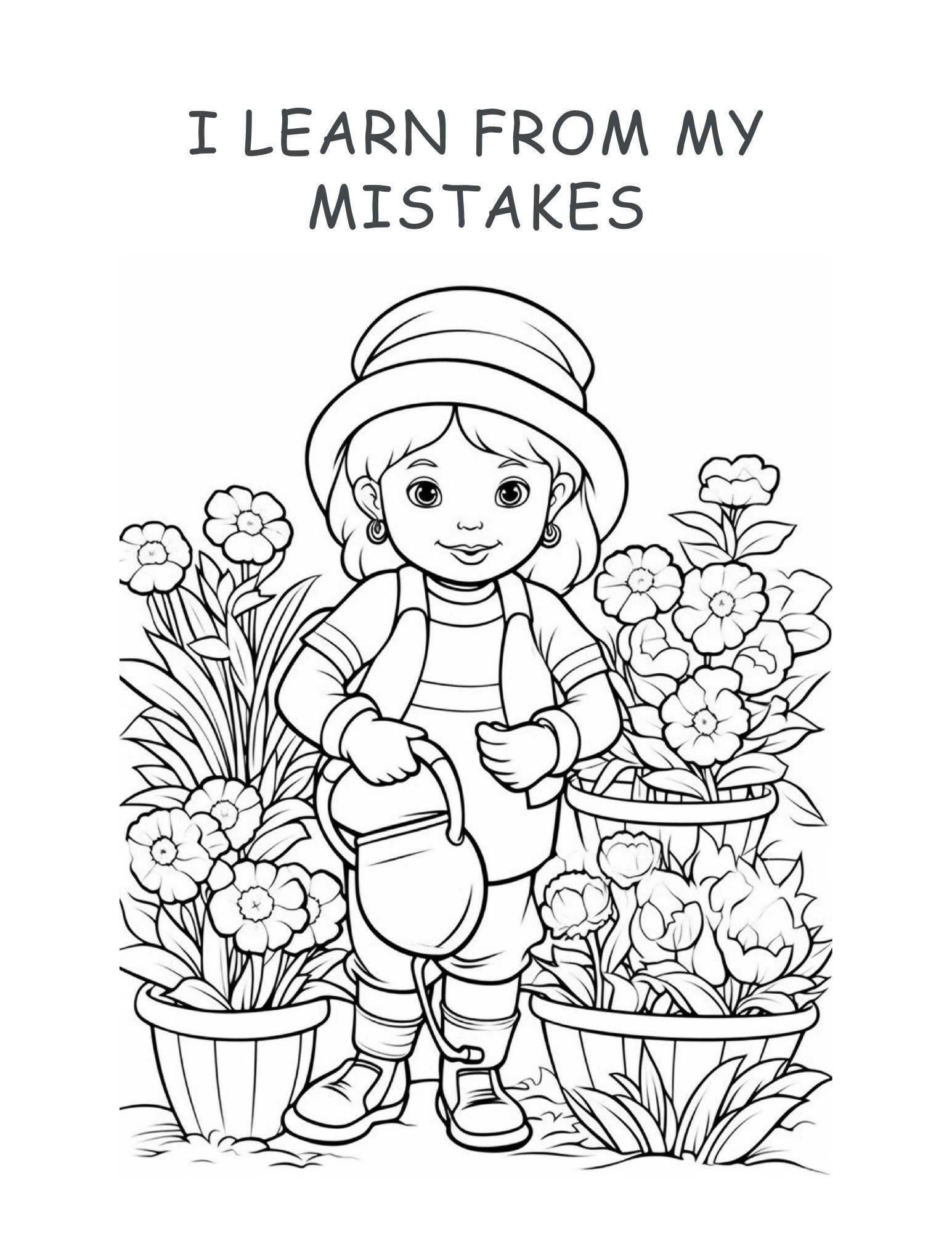 Printable Coloring Positive Affirmation Cards for Kids Printable ...