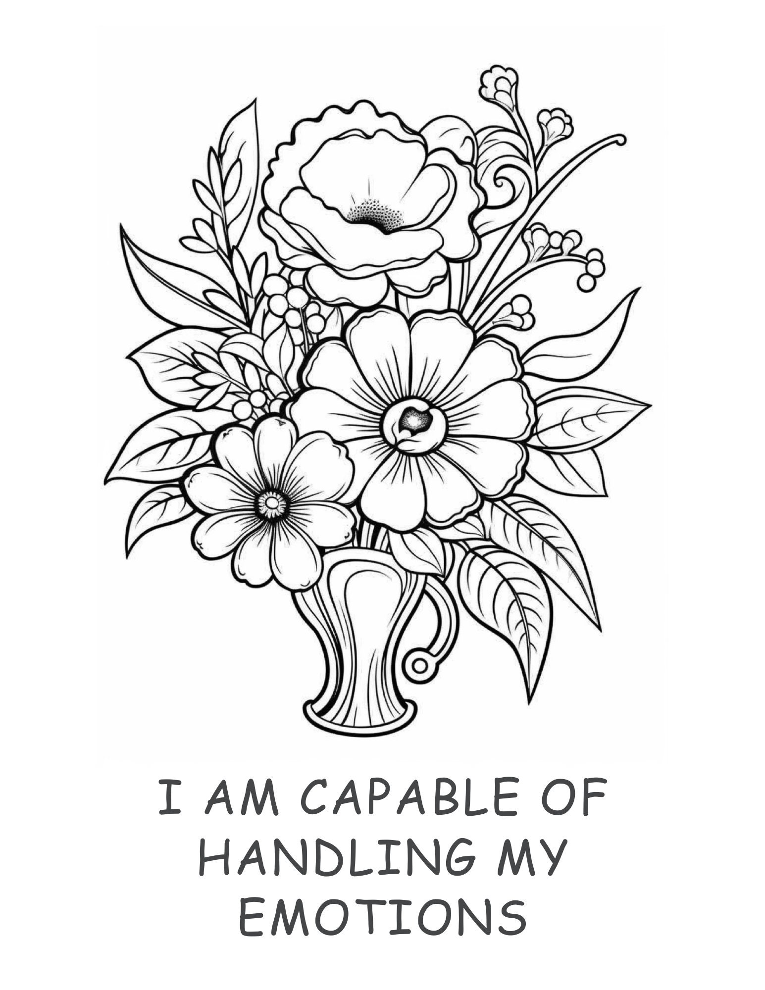 Printable Coloring Positive Affirmation Cards for Kids Printable ...