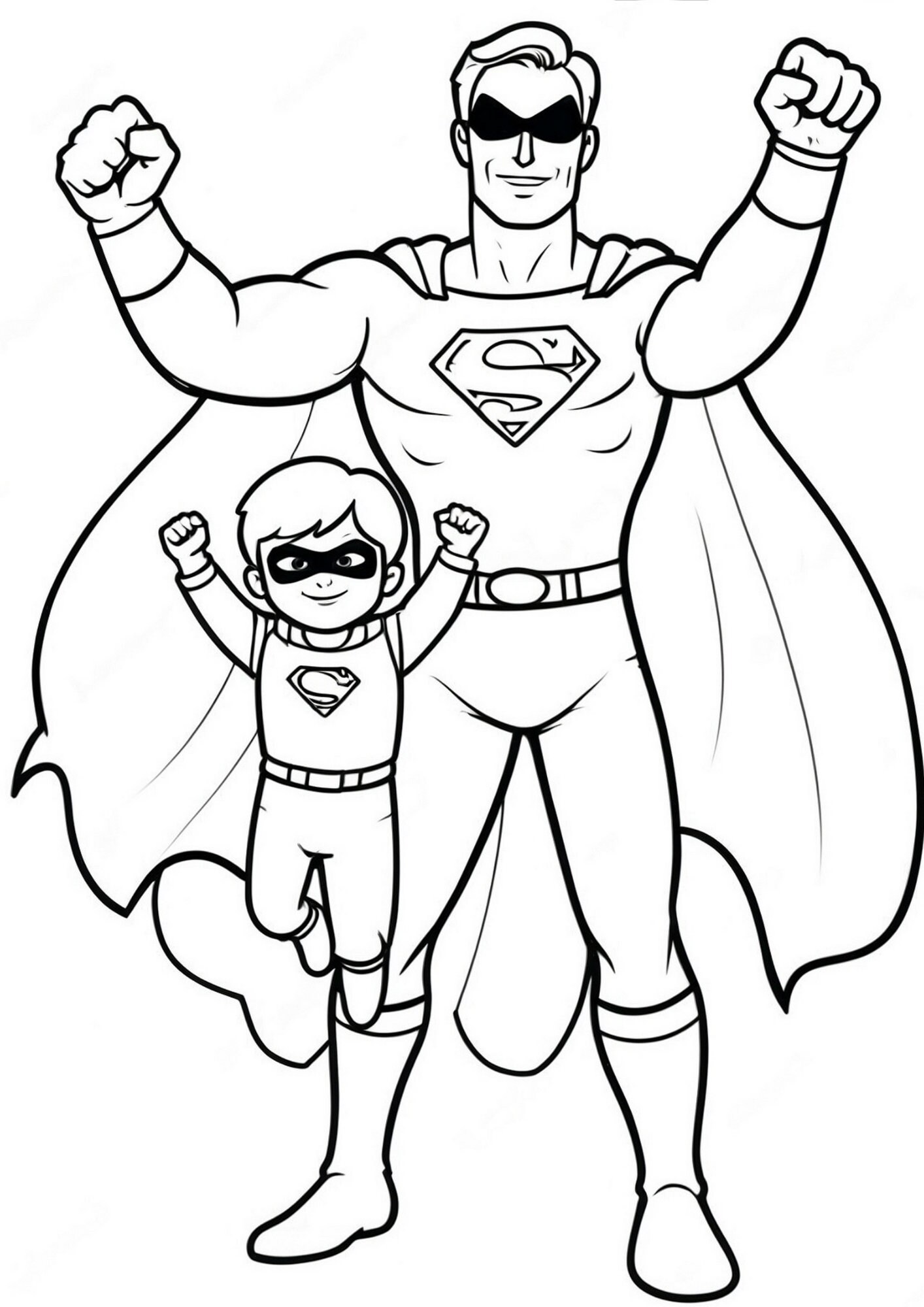 25 Printable Father's Day Coloring Pages Father and Child Coloring ...