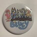 BLUEY Set of 6 Badges Pins 58mm Handmade Retro Unique Gift Kids Adults ...