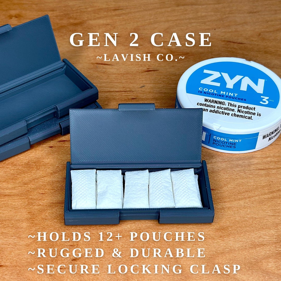 Personalized Slim ZYN Pouch Case | Secure and Stylish ZYN Storage Can ...