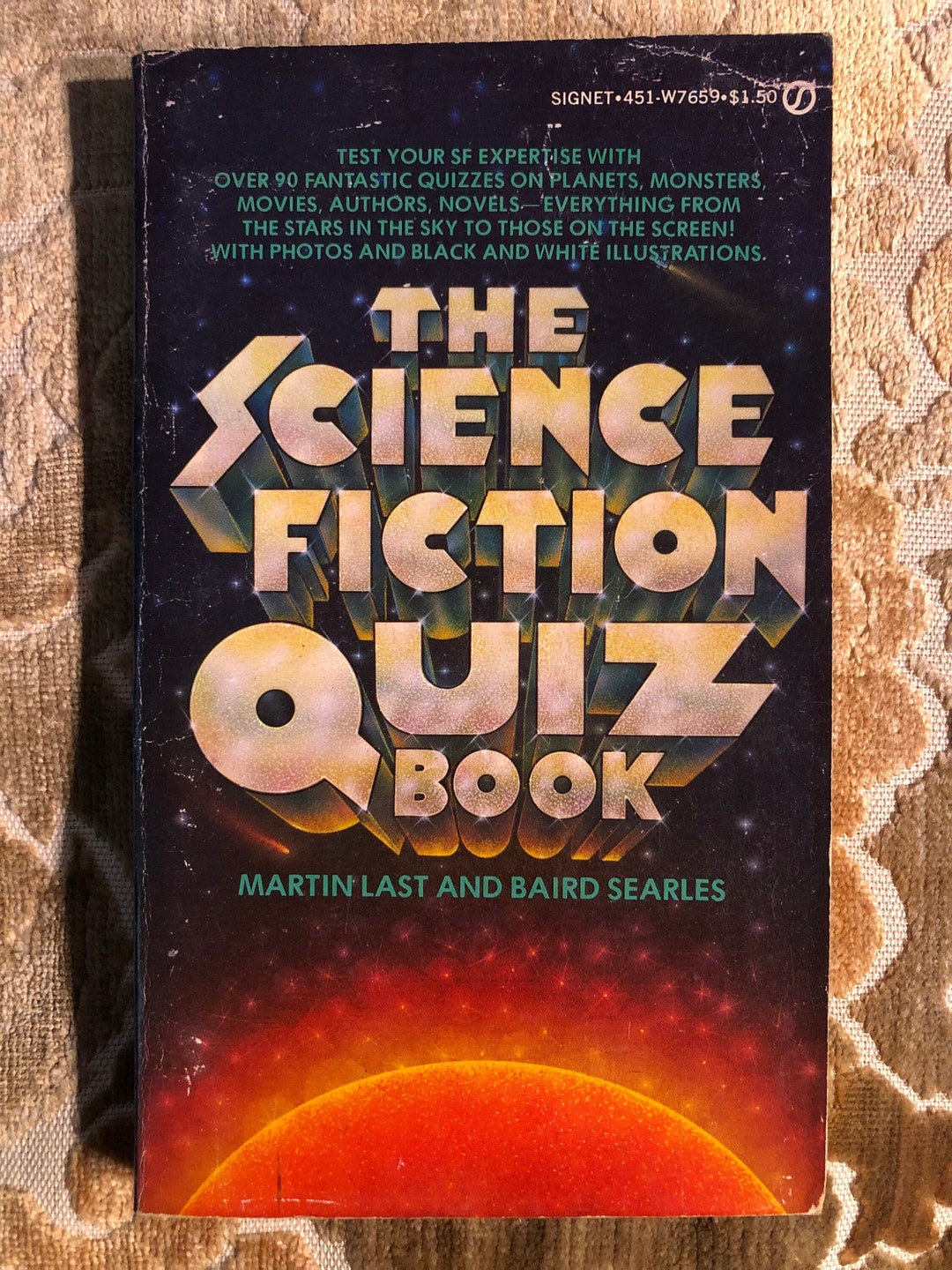 The Science Fiction Quiz Book - Etsy