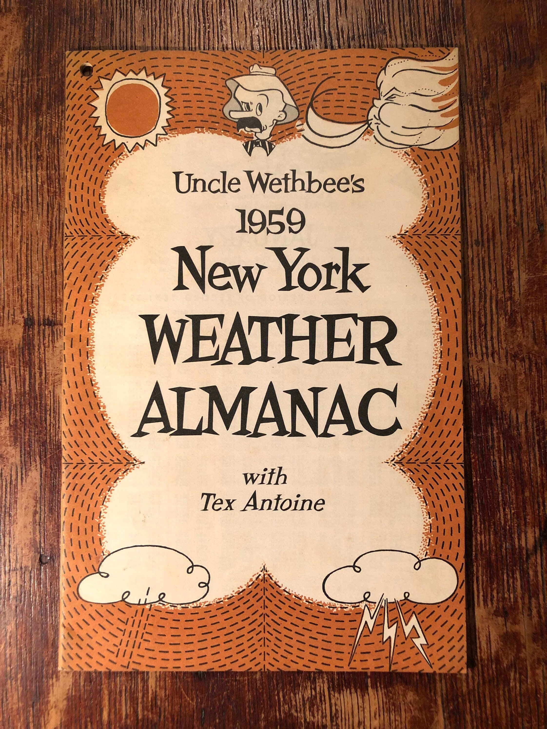 Onkel Weatherbee es 1959 New York Wetter Almanach - Etsy.de